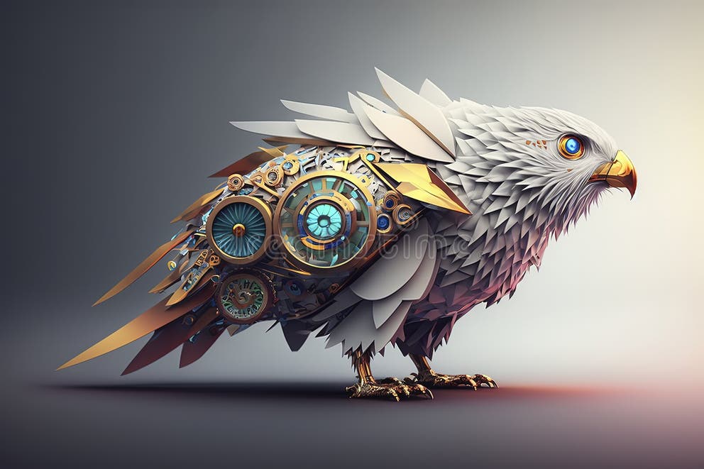 Striking Image that Showcases the Capabilities of AI, Such As a Machine ...