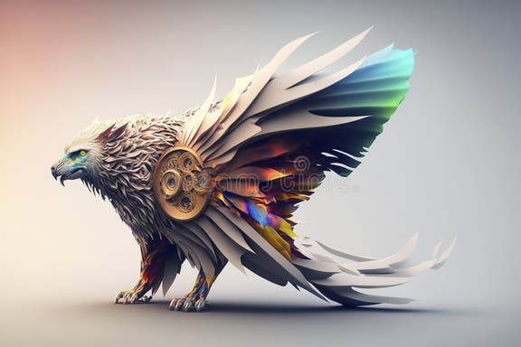 Striking Image that Showcases the Capabilities of AI, Such As a Machine ...