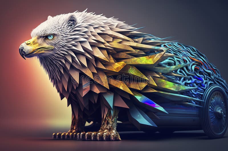 Striking Image that Showcases the Capabilities of AI, Such As a Machine ...