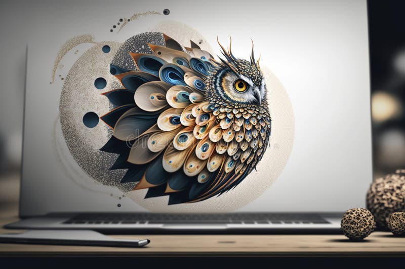 Striking Image that Showcases the Capabilities of AI, Such As a Machine ...