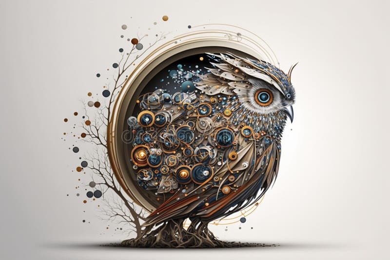 Striking Image that Showcases the Capabilities of AI, Such As a Machine ...