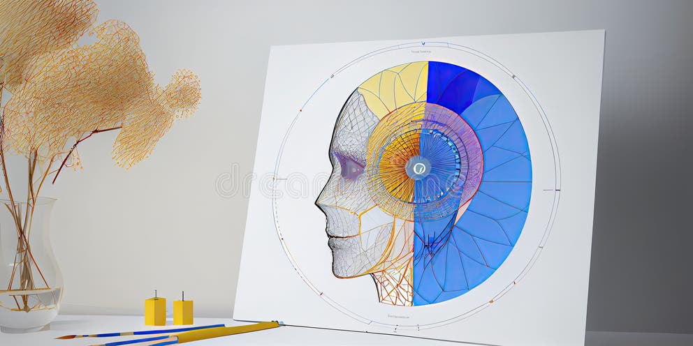 Striking Image that Showcases the Capabilities of AI, Such As a Machine ...