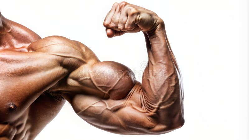 Powerful Arm Curve a Symbol of Strength Fitness and Athletic ...
