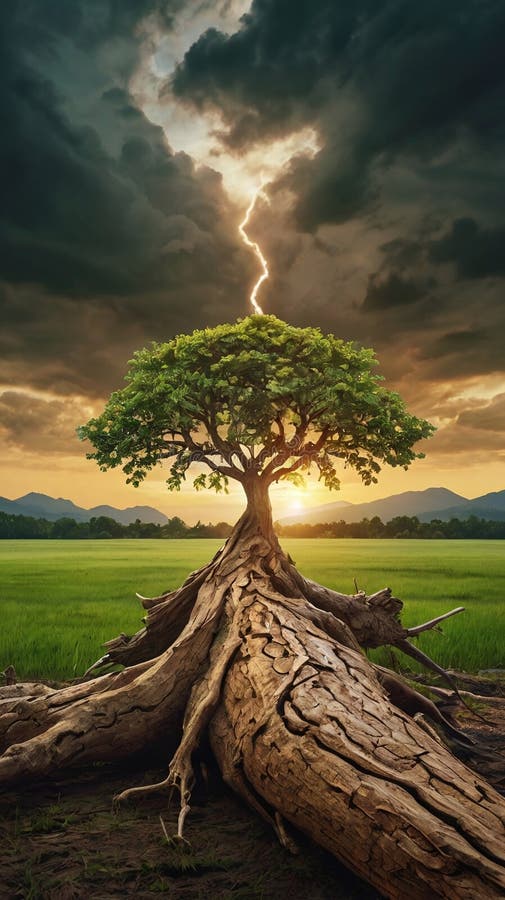 114 Tree Roots Storm Cloud Stock Photos - Free & Royalty-Free Stock ...