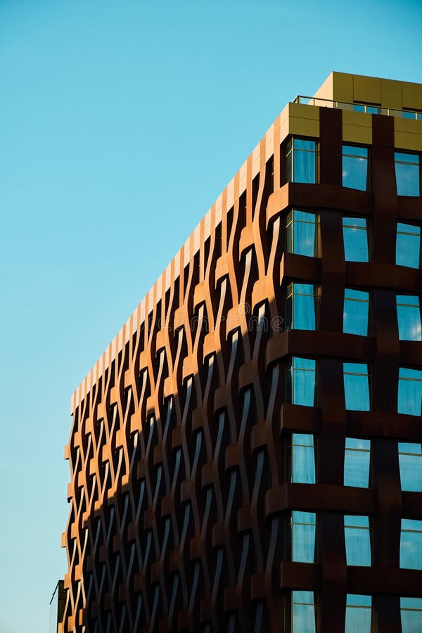 The Modern Architectural Design Embodies a Unique and Innovative Facade ...