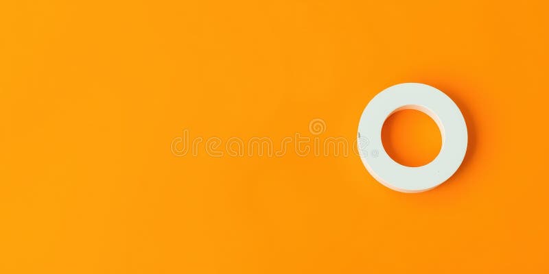 Striking Interrobang Graphic Design Element on an Orange Background ...