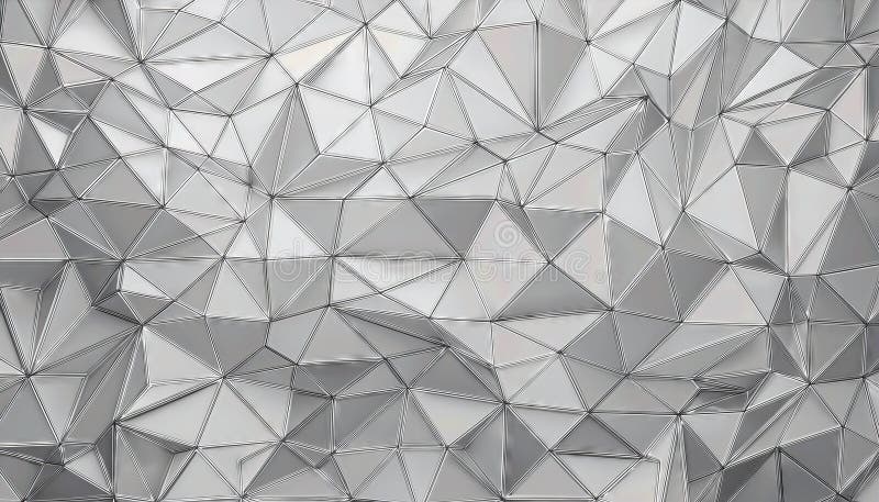 Striking Low Poly White Tile Texture, Showcasing Geometric Patterns and ...