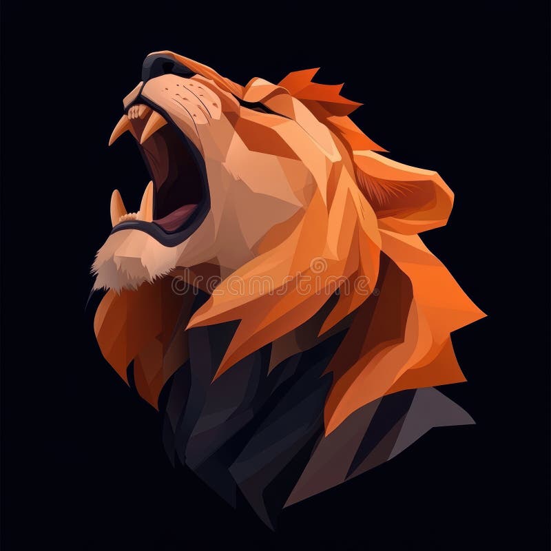 Bold Manticore Design Featuring Sharp Tail and Fierce Expression Made ...