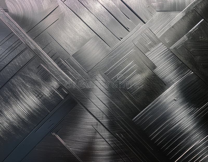 A Striking Metallic Surface with Scratches, Dents, and Brushed Patterns ...