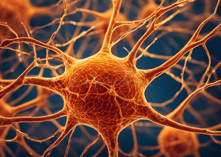 Detailed Neuron Cell Structure Stock Illustrations – 679 Detailed ...
