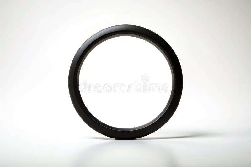 Striking Minimalist Black Circle Design a Study in Contrast and ...