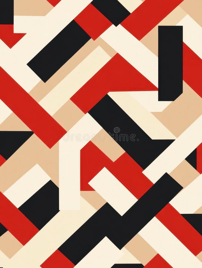A Striking Minimalist Chinese Knot Pattern Featuring Sleek Rectangles ...