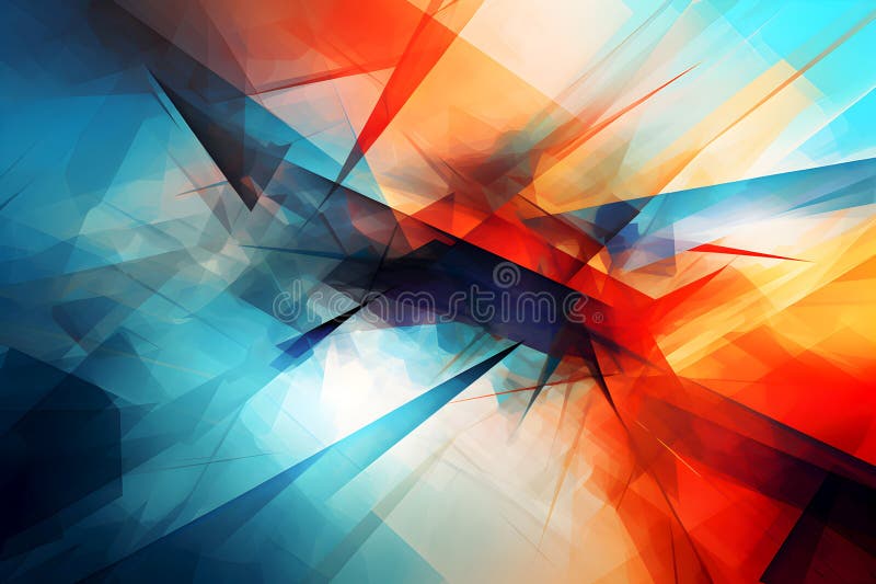 A Striking Modern Abstract Background Showcases a Blend of Vibrant ...