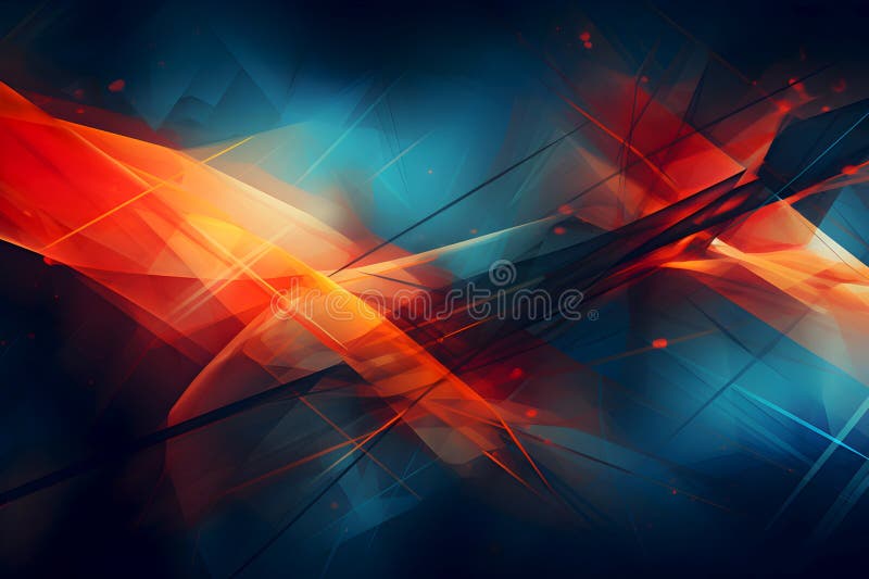 A Striking Modern Abstract Background Showcases a Blend of Vibrant ...