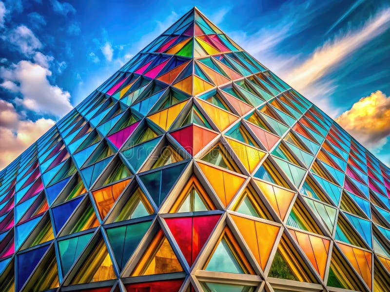 A Striking Modern Architectural Visualization Triangular Map Design in ...