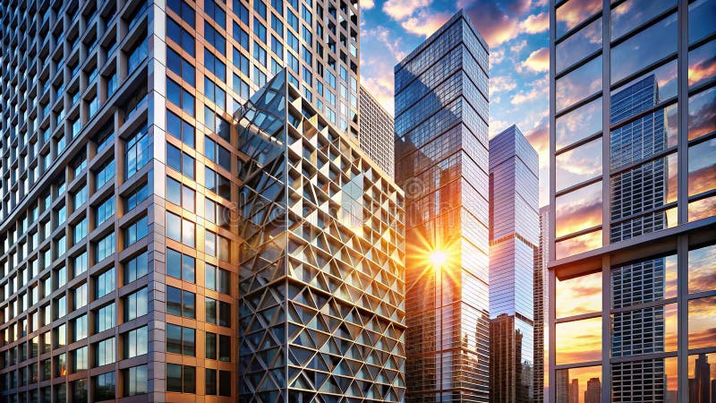 Striking Modern Skyscraper with Geometric Facade a Stunning ...