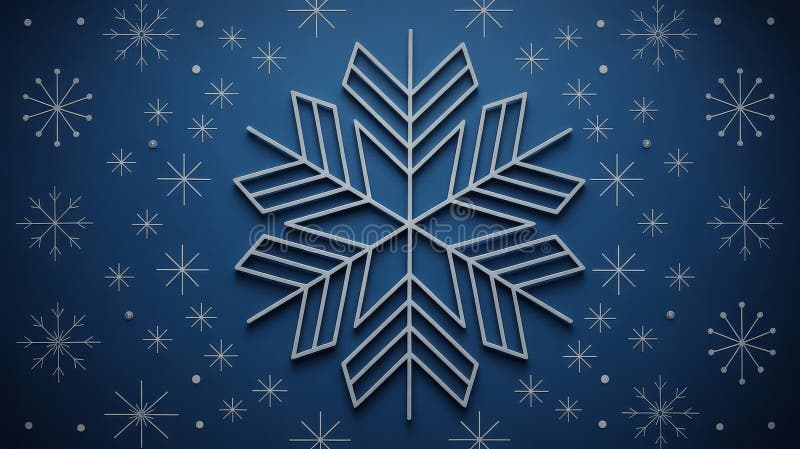 Modern Snowflake Design Stock Illustrations – 108,271 Modern Snowflake ...