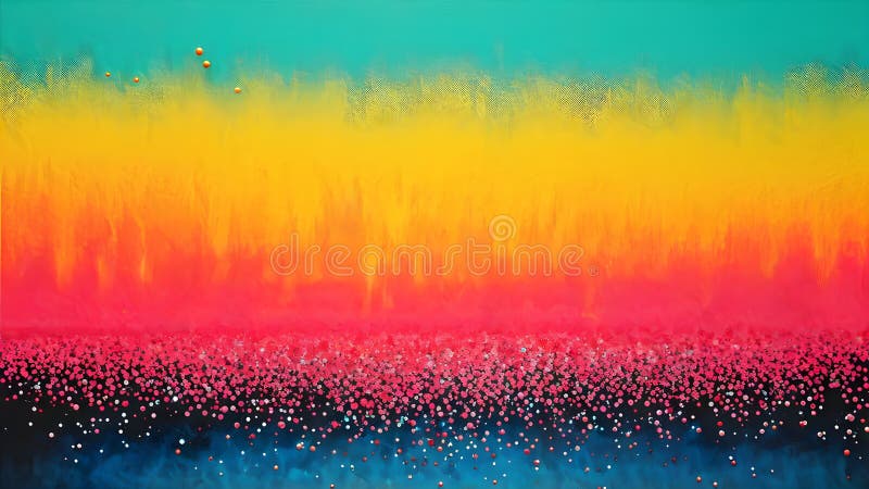 Striking Multicolored Dot Matrix that Creates an Abstract Background ...