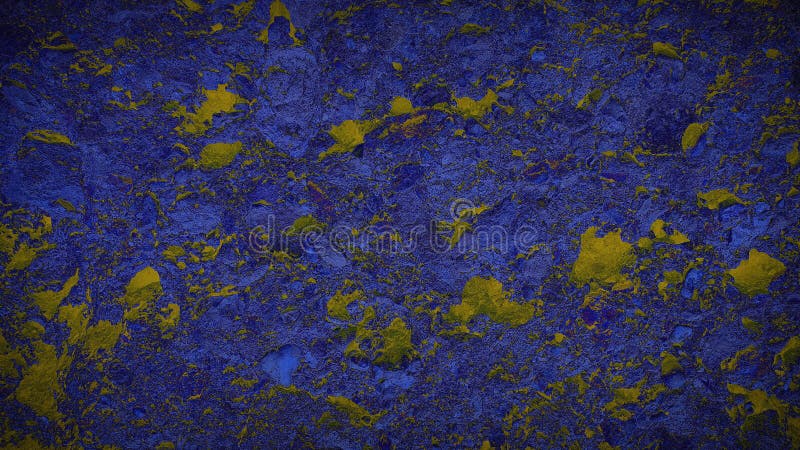 A Striking Natural Texture with Bold Blue and Yellow Tones, Featuring ...