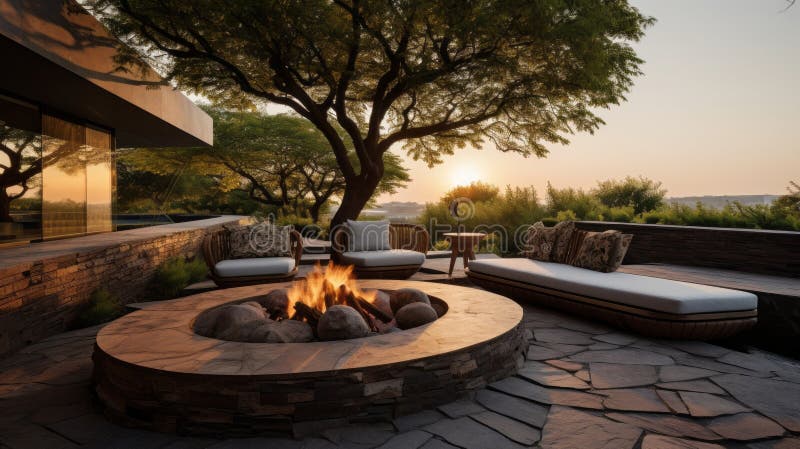 Striking Outdoor Visual, Capturing Earth S Charm Stock Illustration ...