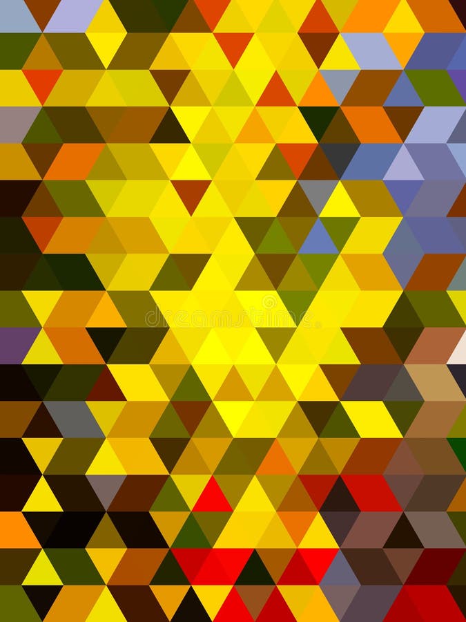 A Striking Pretty Pattern of Digital Designing of Colorful Triangles ...