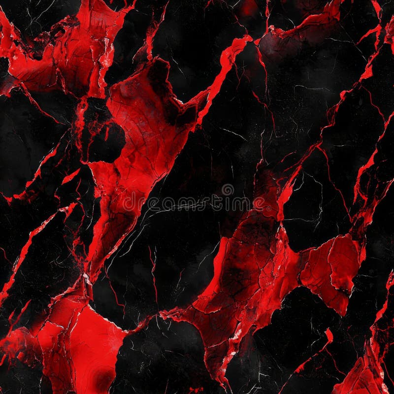 Striking Red Black Marble Pattern Vivid Veins Stock Photos - Free ...