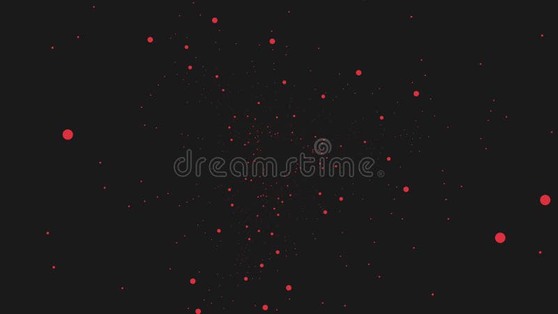 Striking Red Dot Pattern Abstract and Mysterious Design Stock Video ...