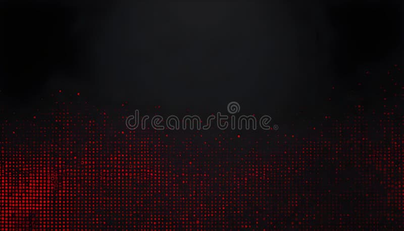 Dynamic Red Halftone Pattern on Dark Background for Creative, High ...