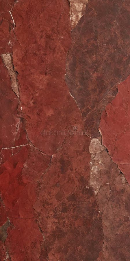 This Striking Red Marble Stone Showcases Unique Mineral Textures and ...