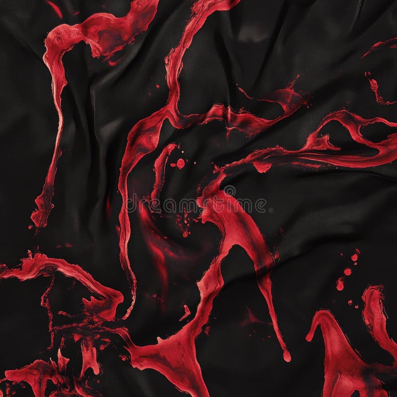 Crimson Abstract Swirl Dynamic Red Fabric Design Stock Photos - Free ...