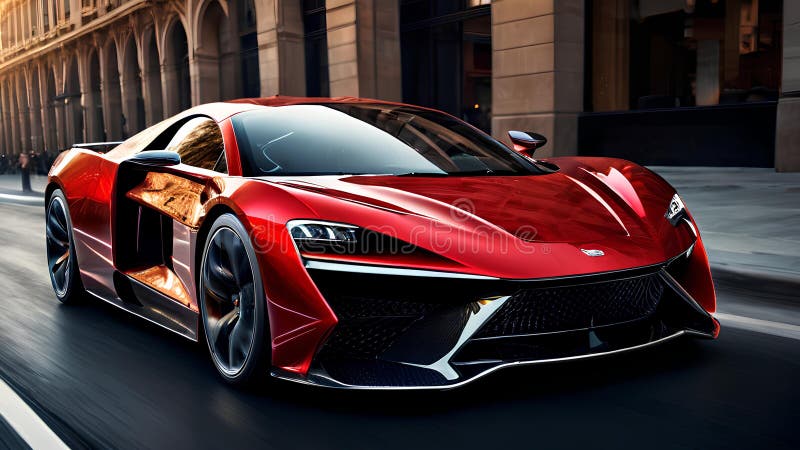 Striking Red Supercar in Stunning 4K Resolution, Highlighting Its Bold ...
