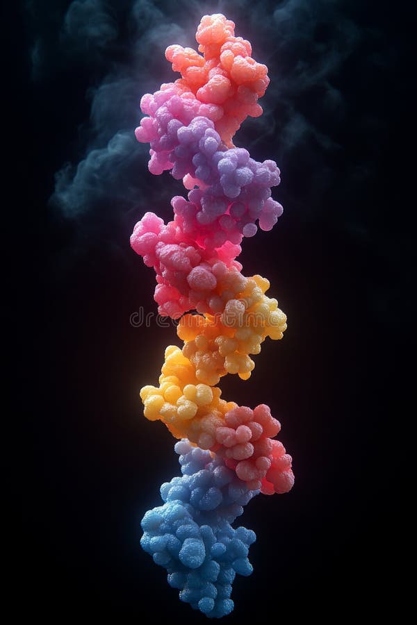 A Striking Representation of a DNA Molecule Displays a Spiral of ...