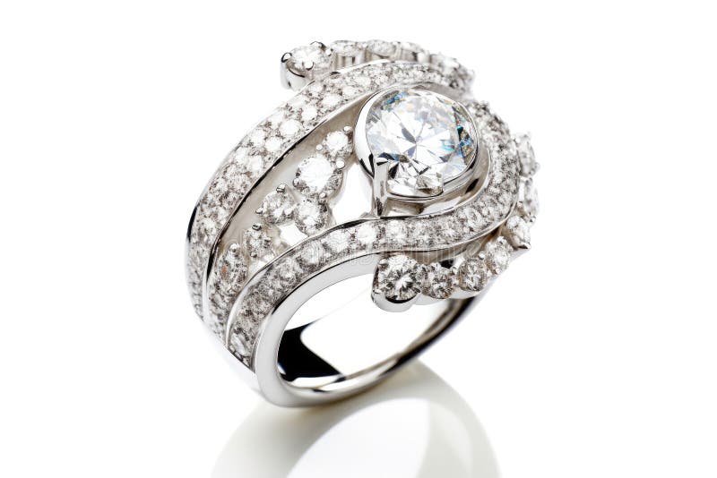 A Striking Ring with a Bold Asymmetrical Design Featuring Multiple ...