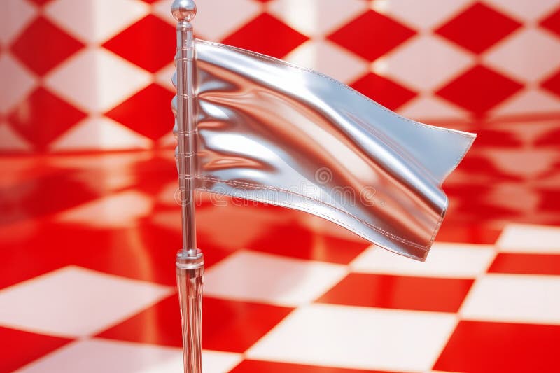 Checkered Flag Fluttering Ai Generated Stock Photos - Free & Royalty ...