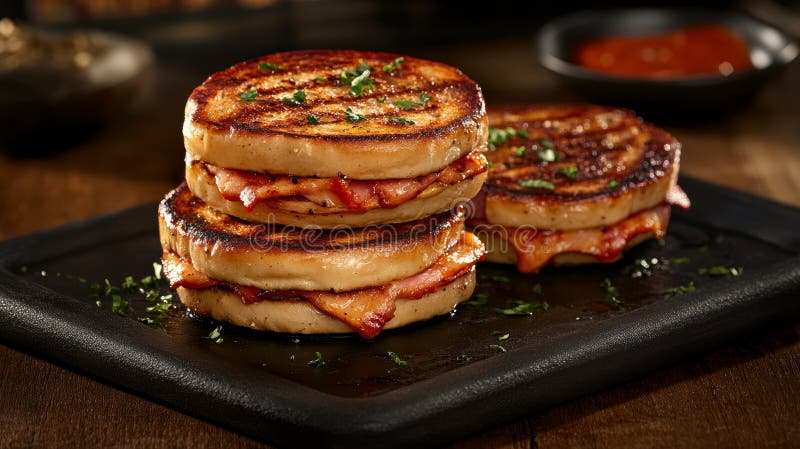 Striking Simplicity, a Black Plate on Display Minimalist Design with ...