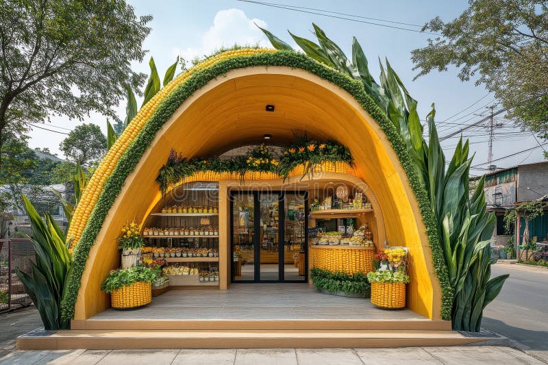 Innovative Architectural Design of a Unique Storefront Urban Setting ...