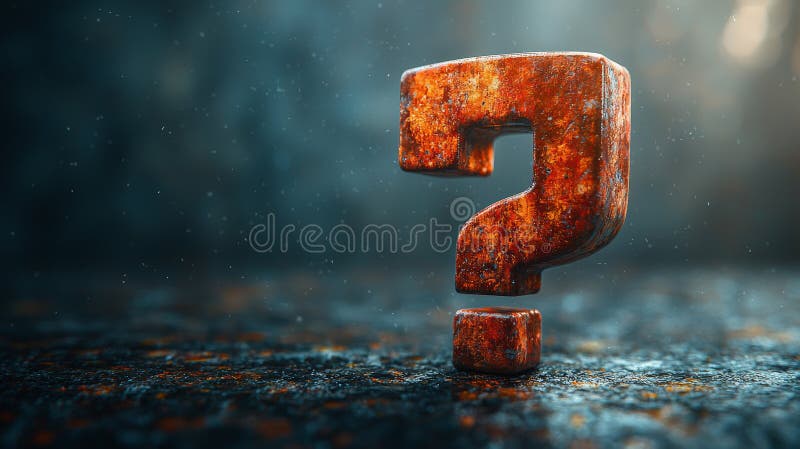 A Striking Supermacro Image of a Question Mark, Designed with ...