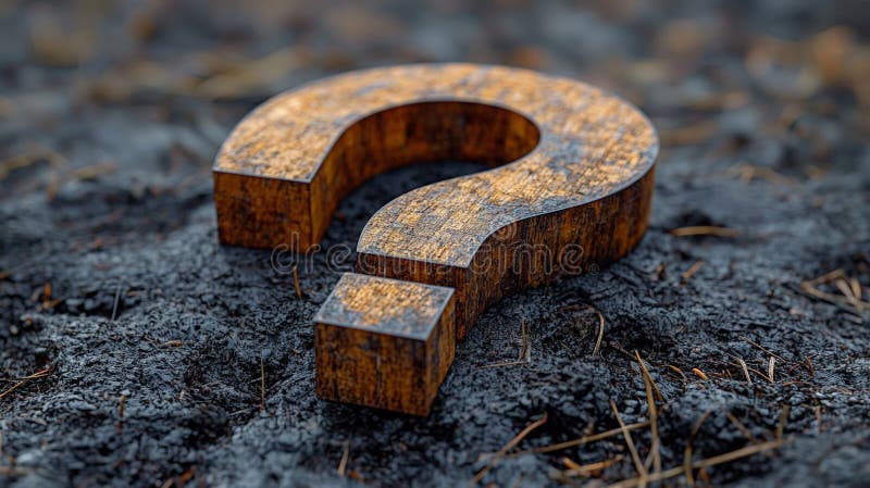 A Striking Supermacro Image of a Question Mark, Designed with ...