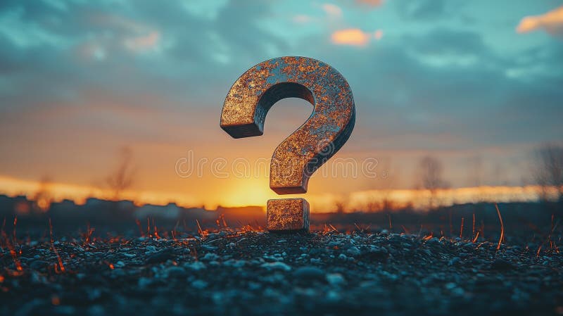 A Striking Supermacro Image of a Question Mark, Designed with ...