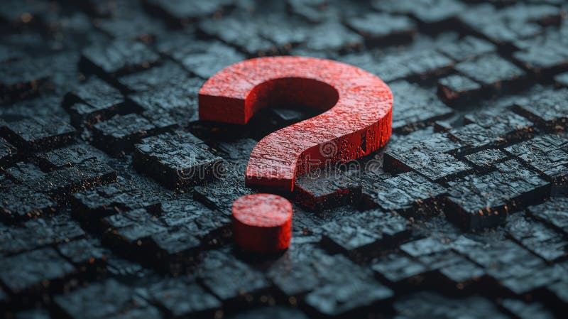 A Striking Supermacro Image of a Question Mark, Designed with ...