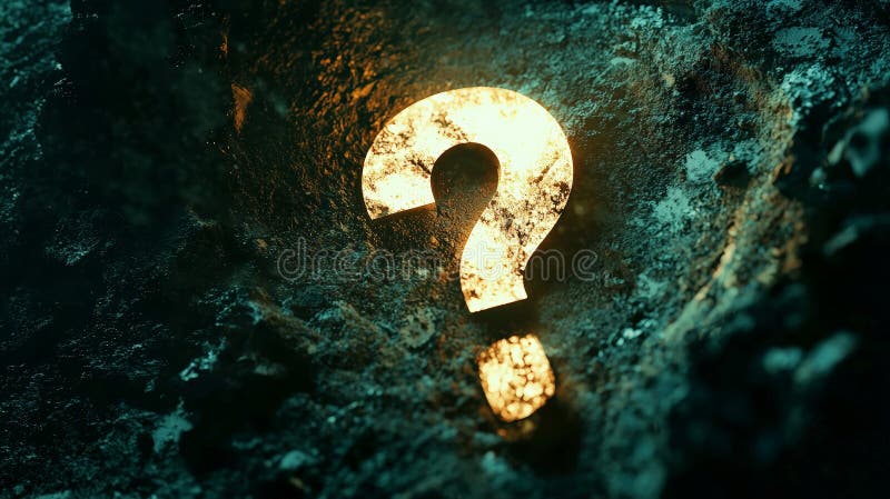 A Striking Supermacro Image of a Question Mark, Designed with ...