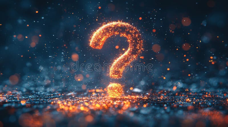 A Striking Supermacro Image of a Question Mark, Designed with ...