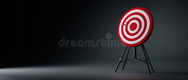 The Striking Target Symbolizing Precision and Focus in Achieving Goals ...
