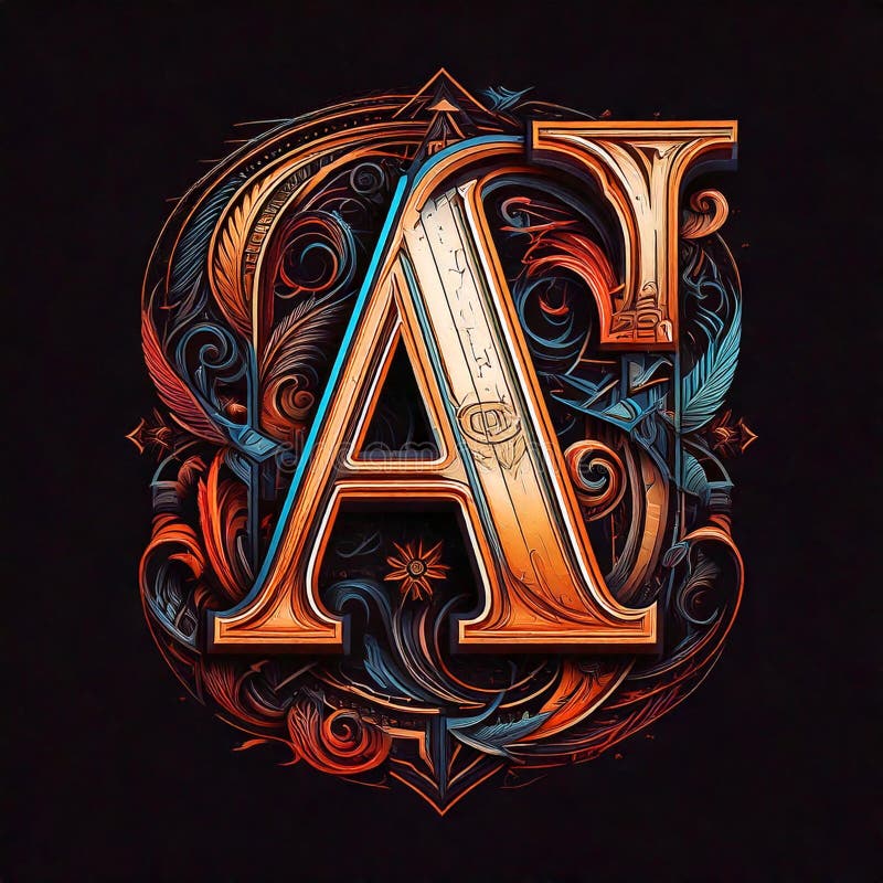 Strokes Unique Letter Flair Stock Illustrations – 18 Strokes Unique ...