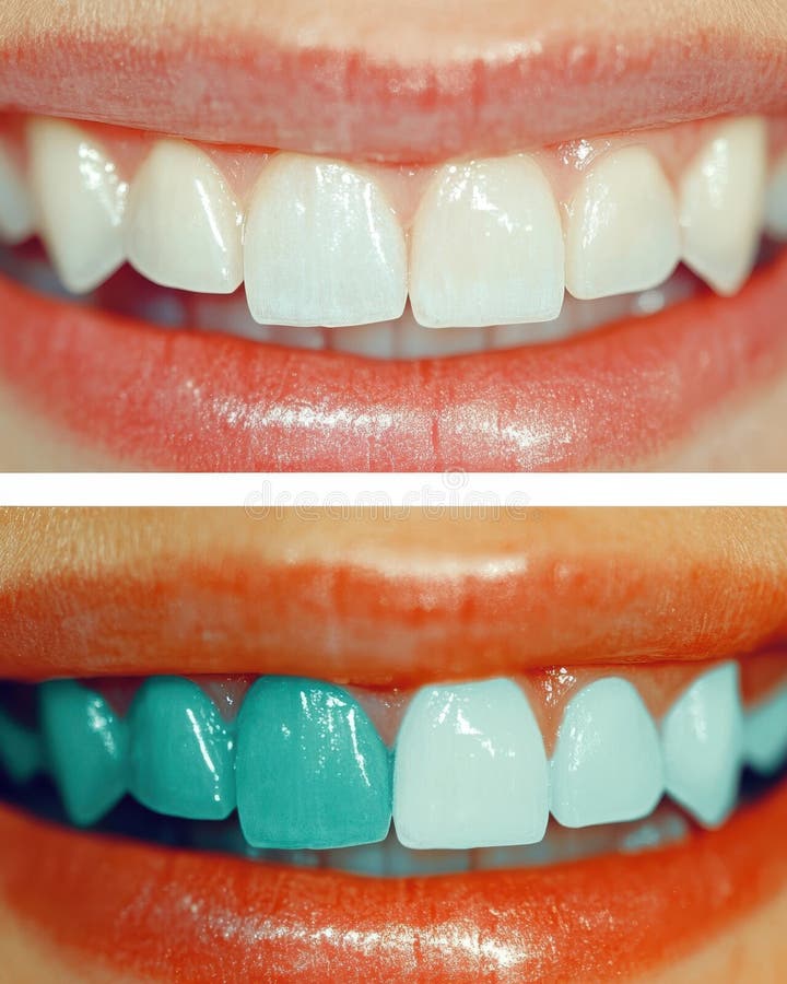 Transformation of Smile after Teeth Cleaning Showcasing before and ...