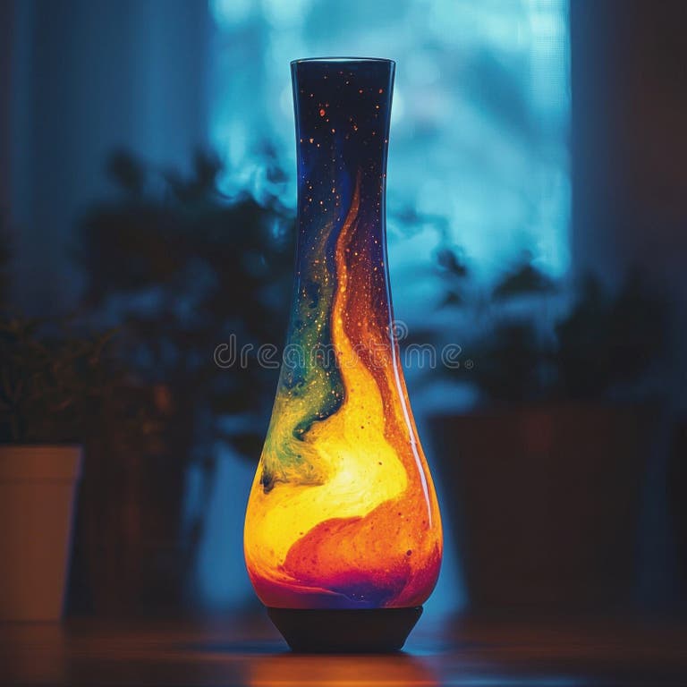 Striking Vase Featuring a Captivating Fire Element Creating a Unique ...