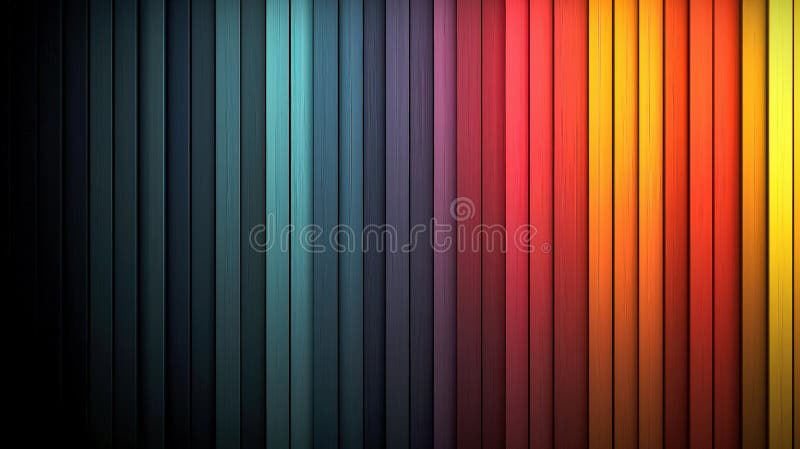 Striking Vertical Color Stripes Showcasing a Harmonious Gradient ...