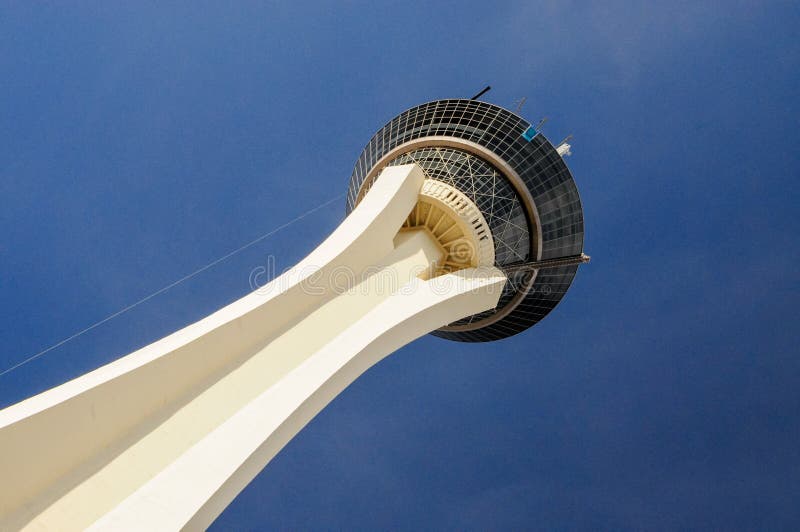 A Striking View of a Modern Observation Tower Set Against a Clear Blue ...