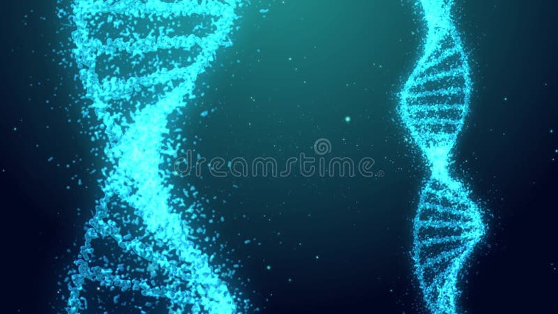 BlueDNAHelix stock video. Video of modern, technology - 380819271