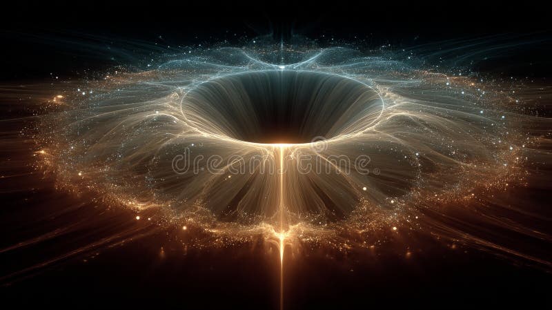 A Striking Visual of a Centralized Energy Source Emitting Layered Heat ...